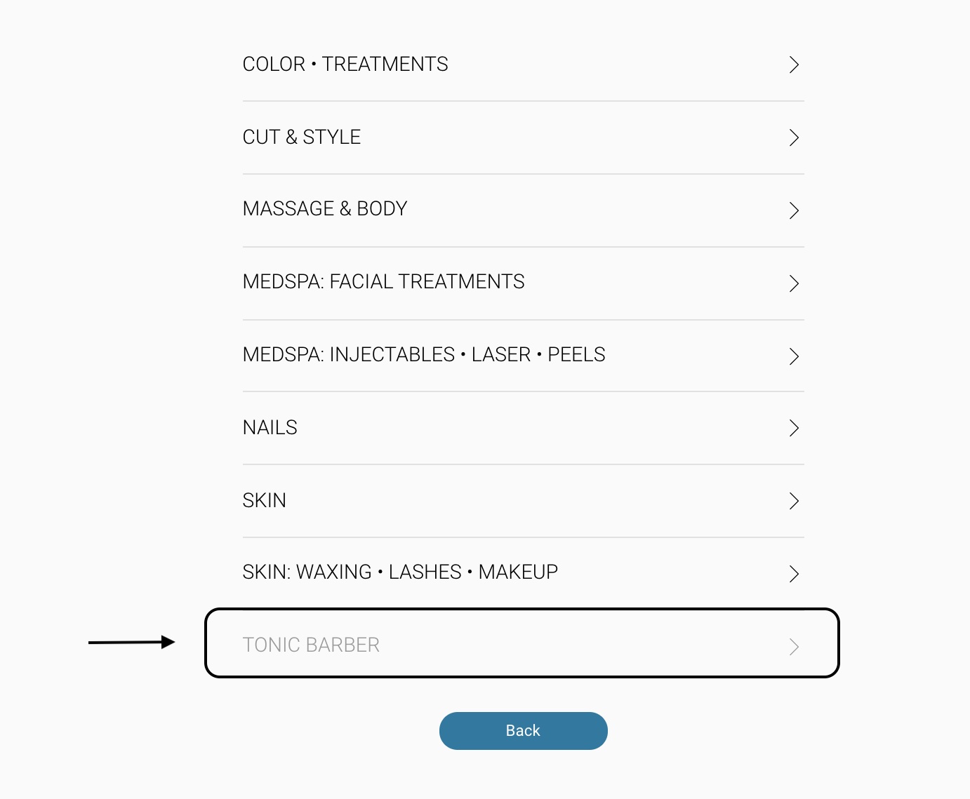 Reservations - Tonic Barber